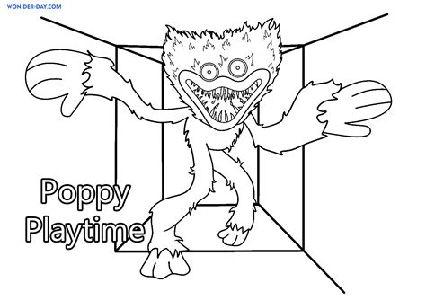 Dibujos De Poppy Playtime Para Colorear Wonder Day