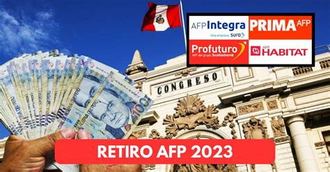 Retiro de AFP 2023 Perú Ya se podrá liberar aportes de hasta S 19 800