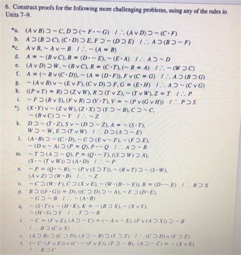 solved understanding symbolic logic exercise 6 problems d