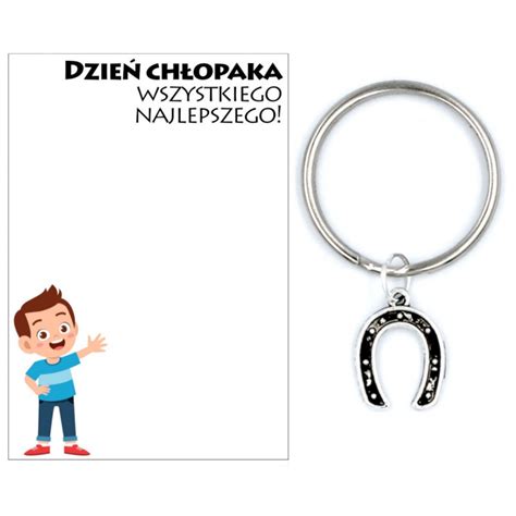 Brelok Dzień Chłopaka Podkowa Klasa Szkoła Sklep MERIDDA