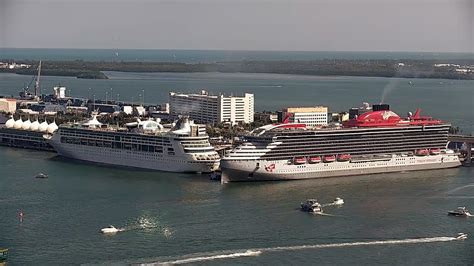 REPLAY Port Miami Cruise Ship Terminals YouTube