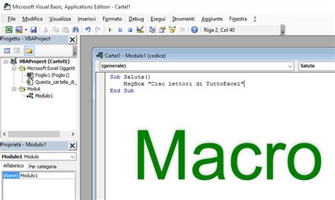 differenze tra sub e function in vba tuttoexcel