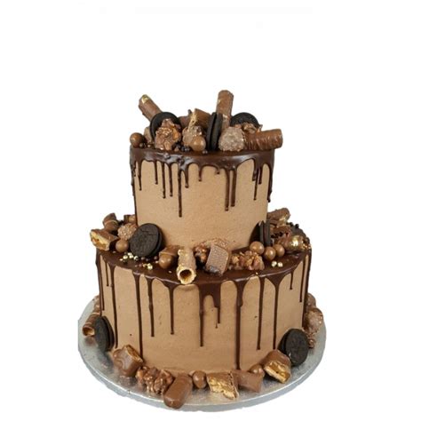 Commander votre Pièce montée danniversaire Drip cake chocolat en ligne