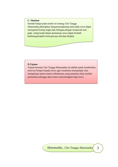 Media Pembelajaran Ular Tangga Matematika PDF