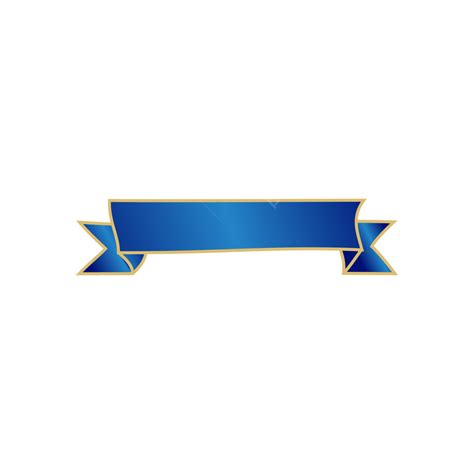 Cinta Azul Con Linea Dorada PNG Dibujos Blue Ribbon Cinta Azul PNG Y