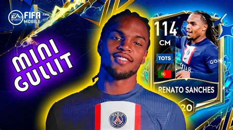 MEJOR QUE GULLIT RENATO SANCHES TOTS MOMENTS FIFA MOBILE YouTube