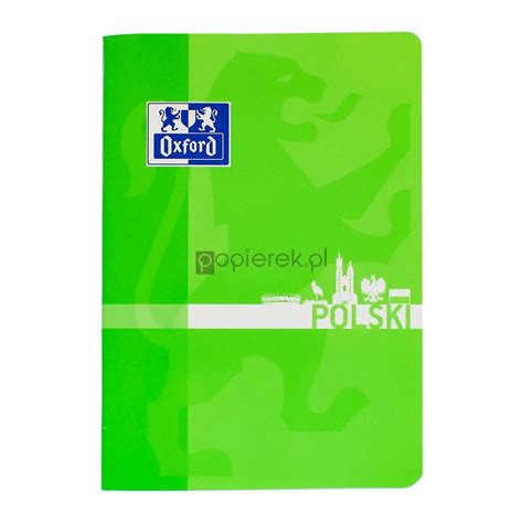 Zeszyt Oxford polski A5 60 kartek w linię