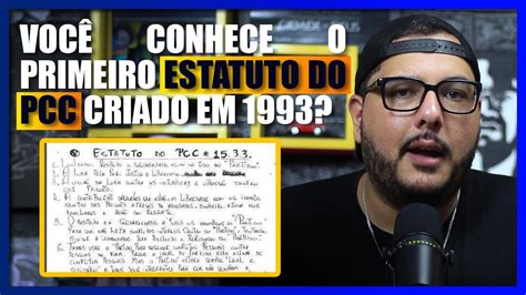 CONHEÇA AS 14 REGRAS DO ESTATUTO DO PCC YouTube