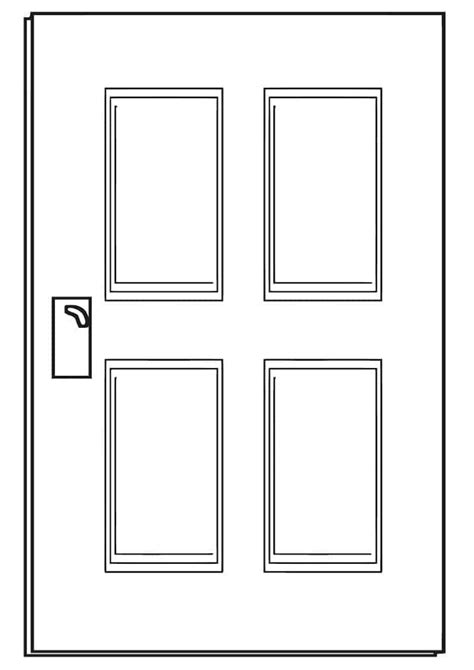Desenhos De Porta Para Colorir Pintar E Imprimir ColorirOnline