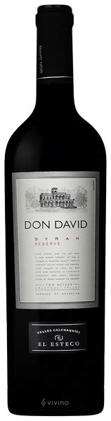2021 El Esteco Don David Reserve Syrah Vivino US