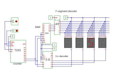 multiplexed seven segment display 4 digits