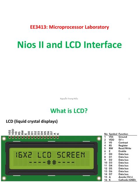 nios ii lcd interface guide pdf random access memory read only memory
