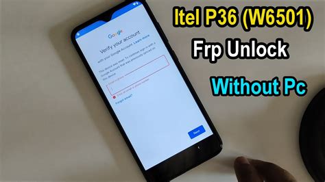 Itel P36 Frp Bypass Android 9 Pie Itel P36 Unlock Google Account