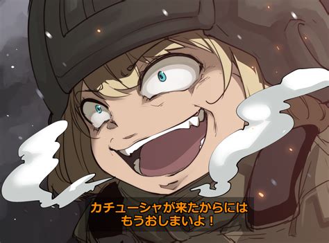 Katyusha And Tanya Degurechaff Girls Und Panzer And 1 More Drawn By