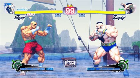 Classic Sagat Vs Zangief Hardest Ultra Street Fighter IV YouTube