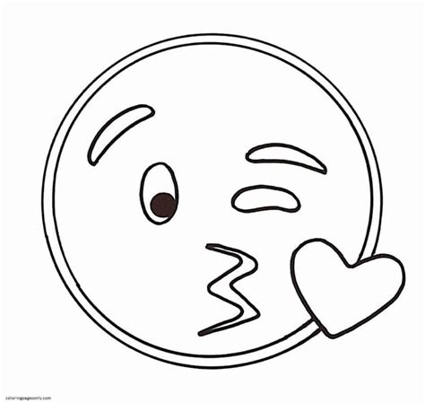 Paginas Para Colorear De Emojis Y Pintar Im Genes Para Dibujar Gratis