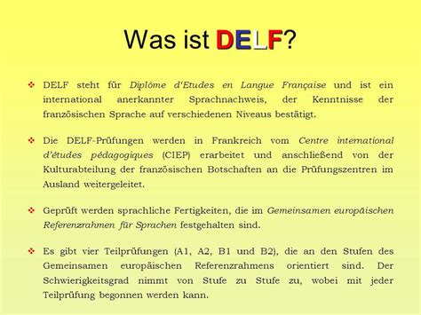 Was Ist DELF Welche Vorteile Bietet DELF Wer Kann DELF Erwerben