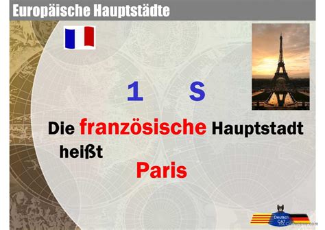 Länder Hauptstädte und Sprachen Deutsch DAF powerpoints