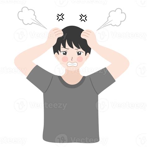 Enojado Dibujos Animados Personaje 33161052 PNG