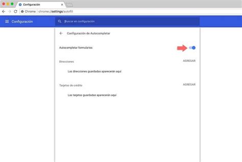 Cómo eliminar y deshabilitar el autocompletado de web en la ventana