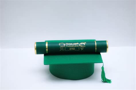 Kit 01 Un Capelo E Canudo De Formatura Verde Ed Infantil MercadoLivre