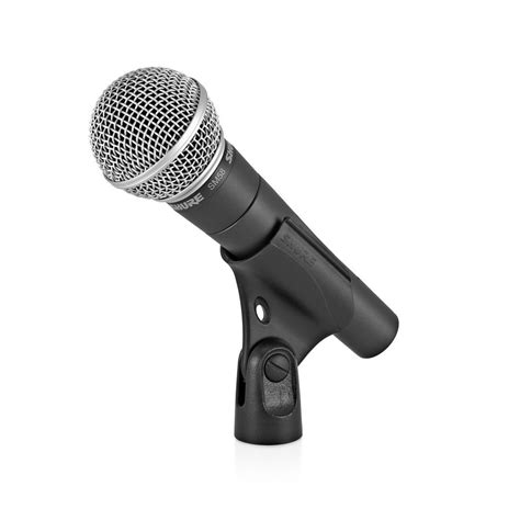Shure SM58 Dynamisches Gesangsmikrofon Mit Premium Stativ Und Kabel