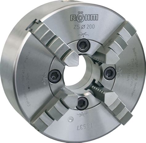 ROEHM Mandrin à 4 mors 400 ZG fonte monté s flas