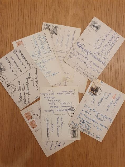 Stare pocztówki kartki pocztowe w kwiaty PRL vintage Wrocław Fabryczna