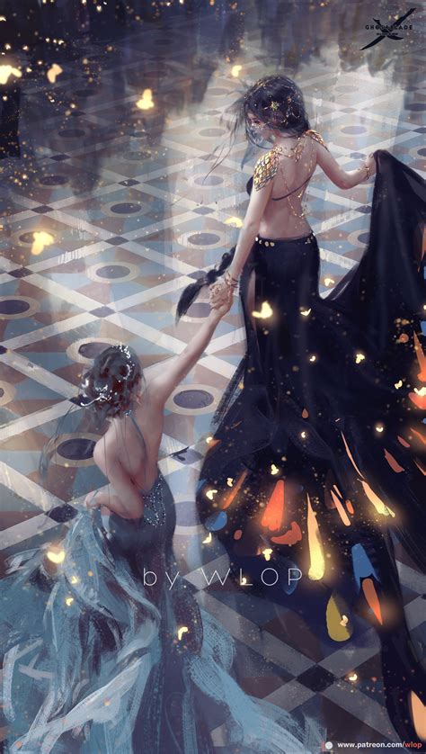 Princess Aeolian And Princess Yan Ghostblade Drawn By Wlop Danbooru