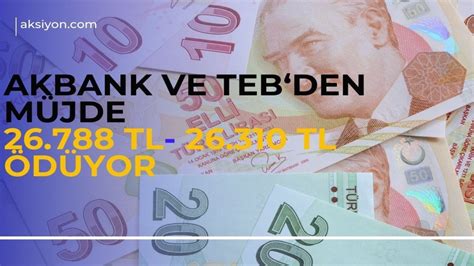 2 banka faizleri adeta arşa çıkardı 50 000 TL ye 26 788 TL 26 310 TL
