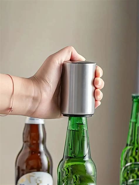 Automatic Beer Bottle Opener Push Down Design Easy To Open Wine Beer