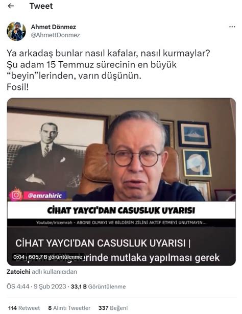 TÜRK DEGS TURK MAGS on Twitter Fetö elebaşları Cihat Yaycı ya
