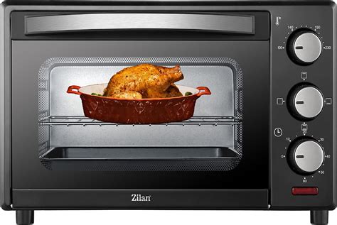 TurboTronic Mini Backofen Mit Doppelverglasung Elektrischer Grillofen