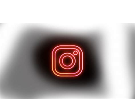 Transparent Neon Instagram Logo Png