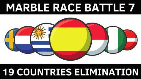 Countries Elimination Marble Race In Marble Race King Country Battle