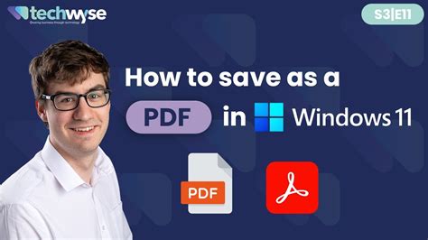 How To Save As A PDF In Windows 11 YouTube