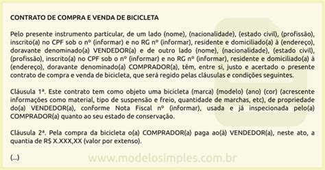 Dez anos Distrair lótus contrato de compra de moto Convocar Acelerar