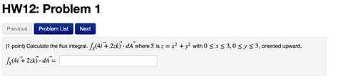 solved hw12 problem 1 previouspro problem listnext ward