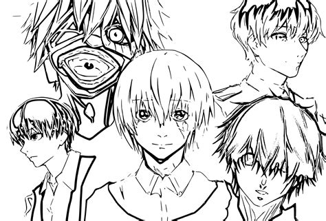 Coloriage Tokyo Ghoul Aniyuki Anime Portal The Best Porn Website