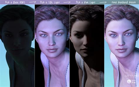 Iray Promo Lights HDRI Render Settings Daz 3D