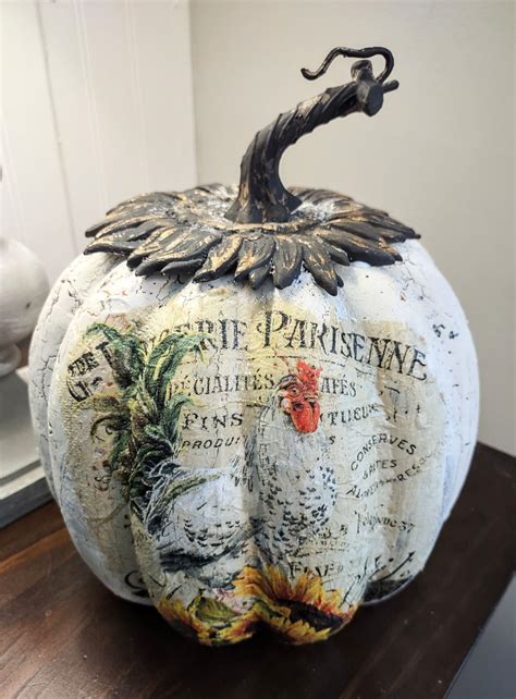 How To Napkin Decoupage Pumpkins Artofit