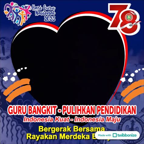 Semarakkan Hari Guru Nasional Dengan Twibbon Ini Desainnya
