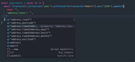 Property Collection Does Not Exist On Type Firestore Ts The