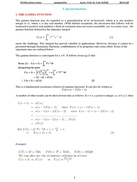 gamma and beta function equations function mathematics