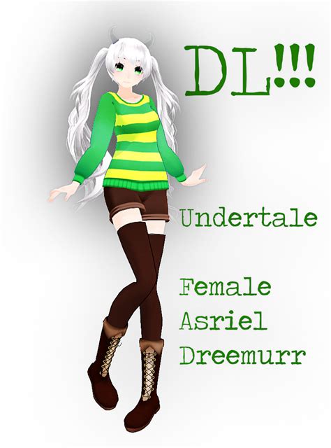 Mmd X Ut Tda Female Asriel Dreemurr Dl By Djcadenkyhatsune On Deviantart