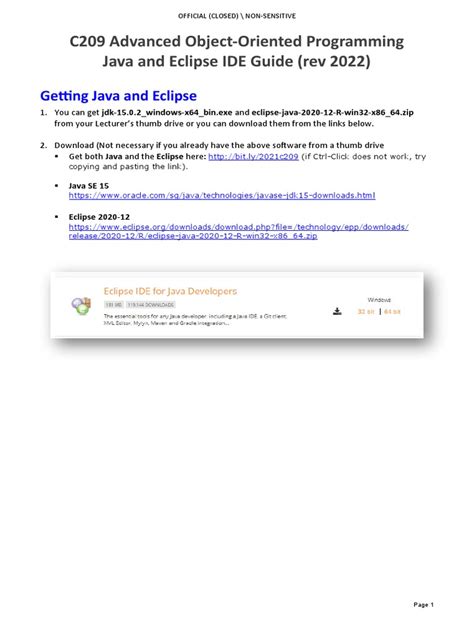 c209 java eclipse guide pdf eclipse software java programming language