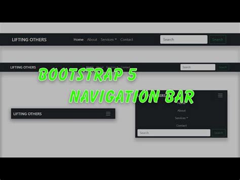 Top Bootstrap 5 Responsive Navbar Tamil Bootstrap 5 Navigation Bar