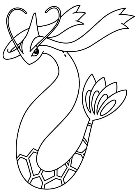 Desenhos De Milotic Pokemon Para Colorir E Imprimir Colorironline