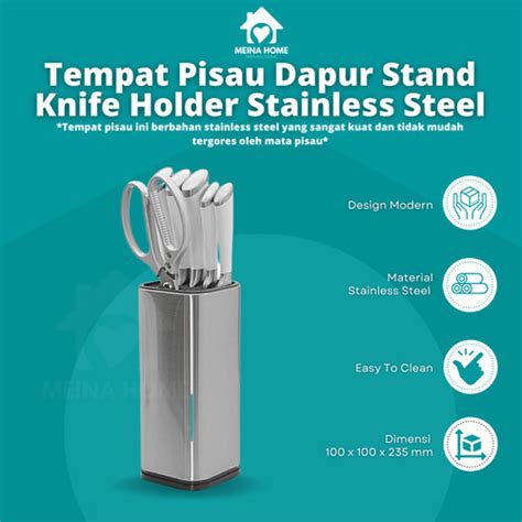 Jual RAK PISAU DAPUR TEMPAT PISAU DAPUR STAND KNIFE HOLDER