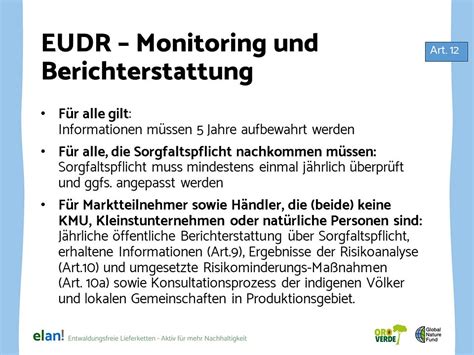 Entwaldungsfreie Lieferketten Neue EU Verordnung EUDR